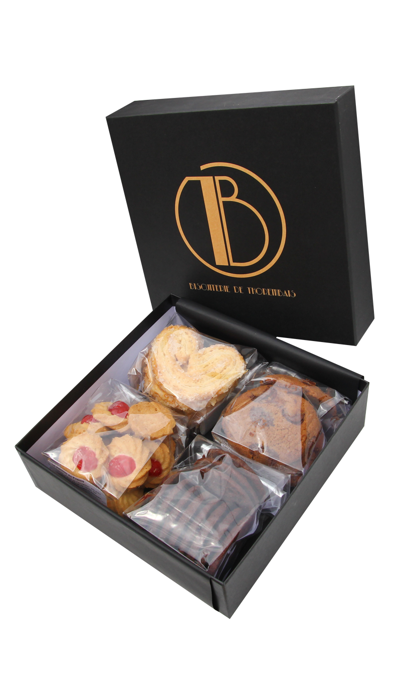 La Boite de quatre – Assortiment N°1 | Biscuiterie de Thorembais